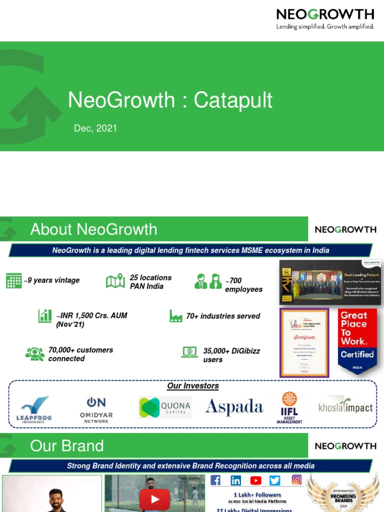 NeoGrowth Catapult - Campus Hiring Program | PDF | Financial Technology ...