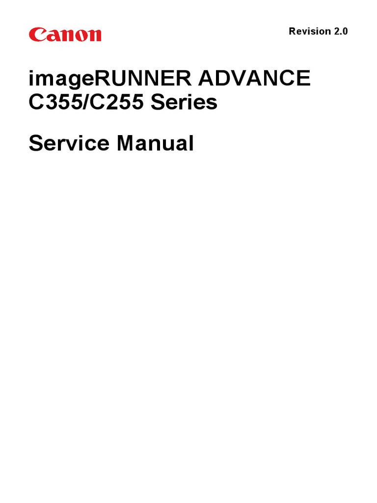 Imagerunner c255 355 Series | PDF | Electronic Circuits | Booting
