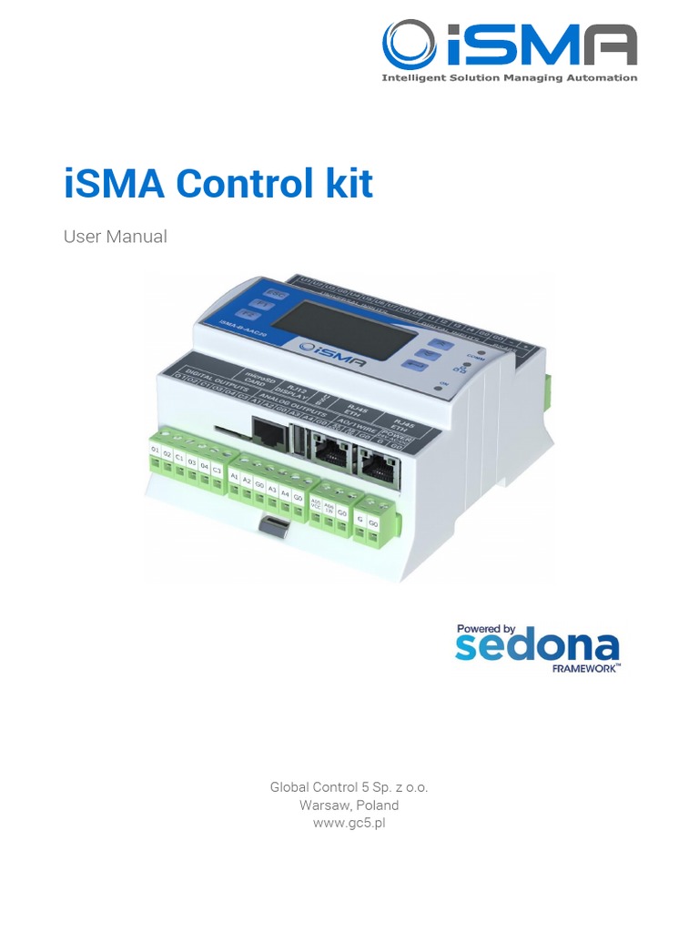 iSMA Control Kit: User Manual | PDF | Humidity | Parameter (Computer ...