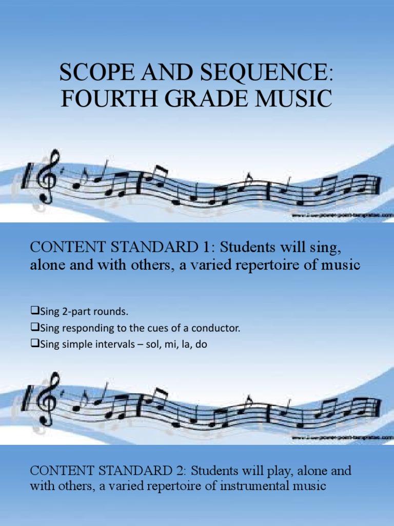 Fourth Grade Music Curriculum Guide | PDF