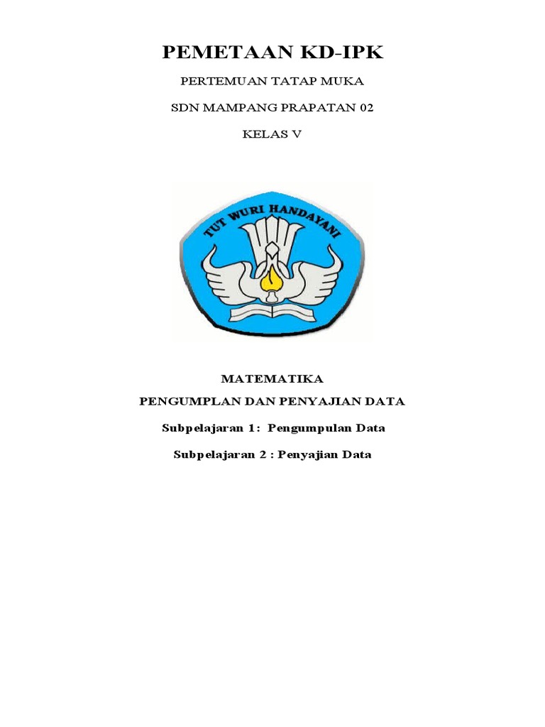 Pemetaan Kd-Indikator Matematika Data | PDF