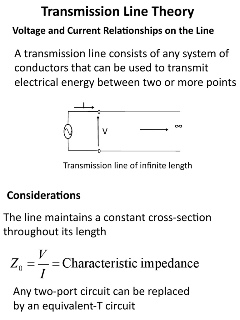 Transmission Line Theory | PDF | Transmission Line | Computer Engineering