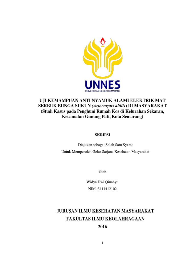 Anti Nyamuk Alami untuk Penghuni Kos | PDF