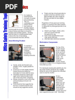 Computer Workstation Ergonomics Self Assessment Checklist | PDF | Chair ...