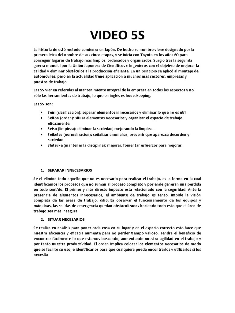 Video 5S | PDF
