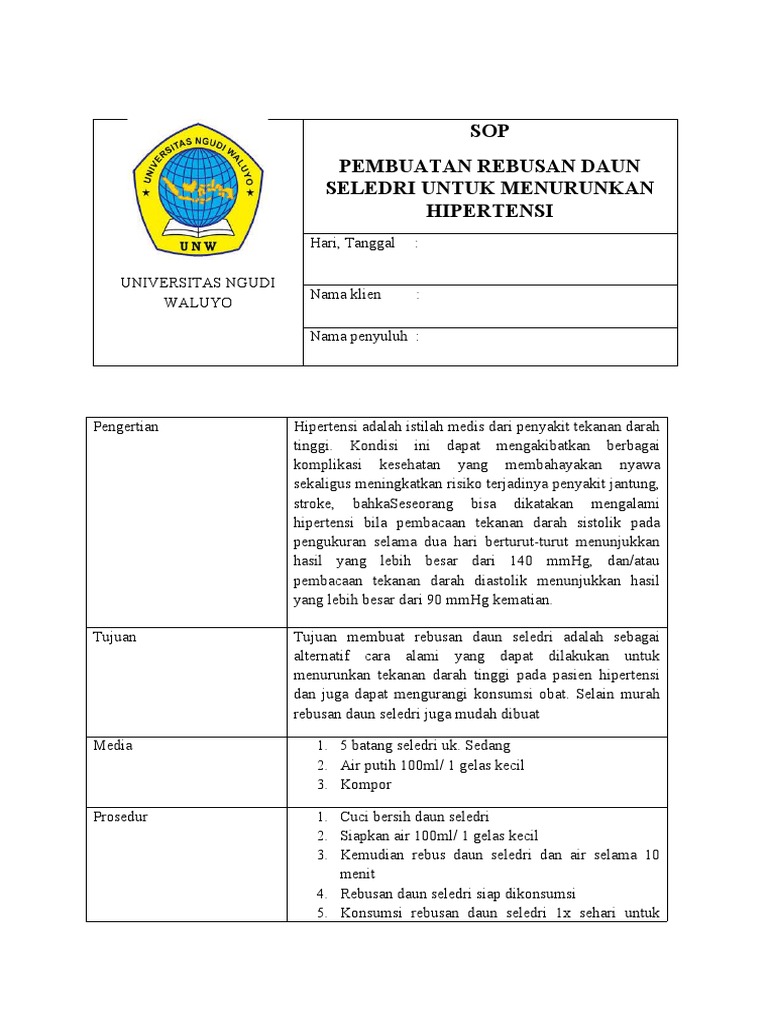 Sop Rebusan Daun Seledri | PDF