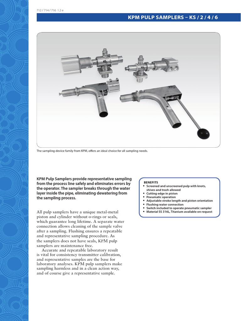 KPM Style KS 2 4 6 Prodsheet | PDF | Equipment | Mechanical Engineering