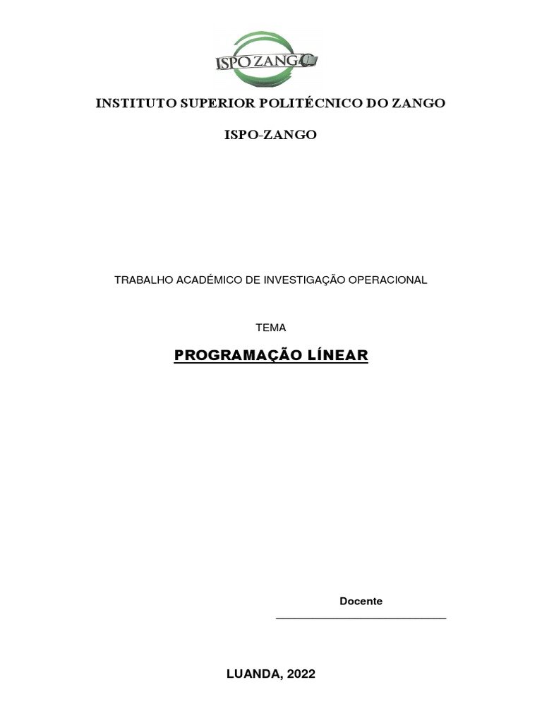 Capa Ispo Zango | PDF