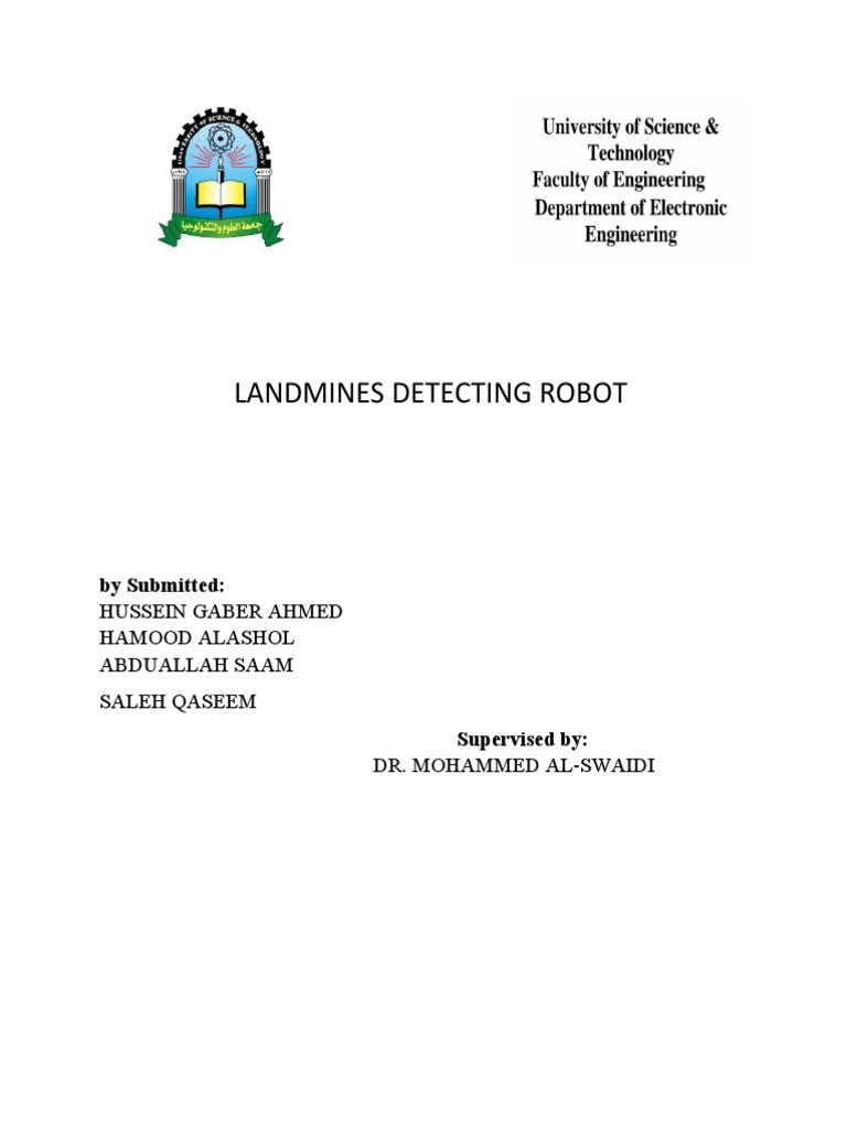 Landmines Detecting Robot | PDF | Land Mine