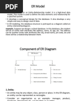 ER Model CheatSheet | PDF