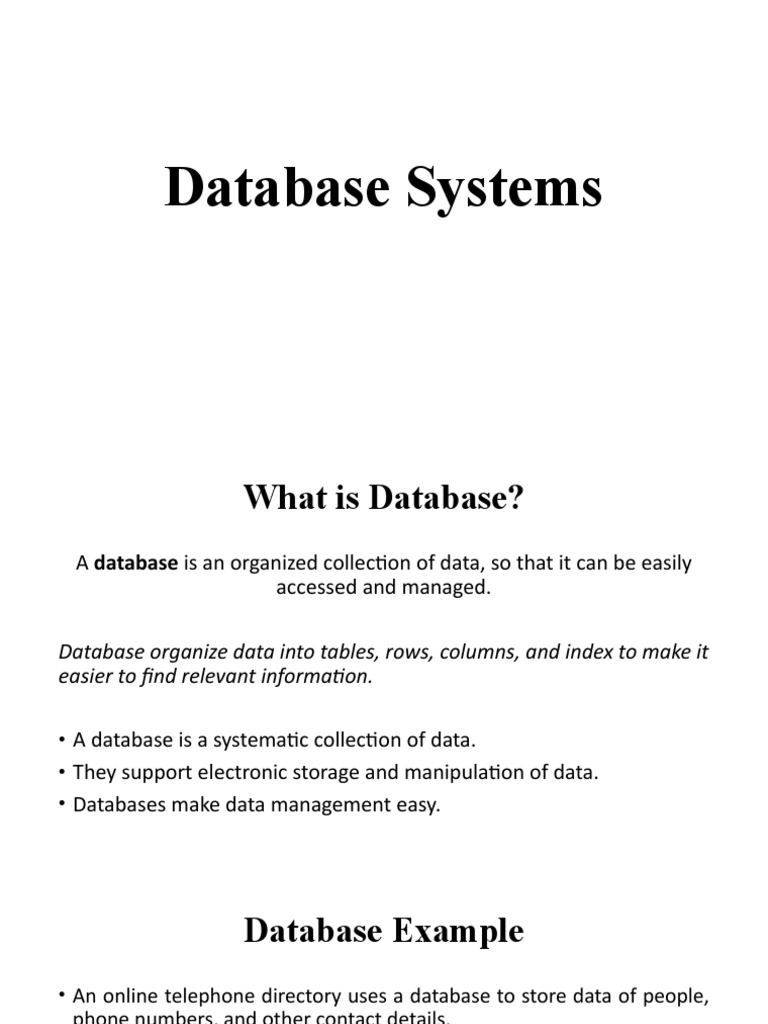 Database Systems Explained | PDF | Databases | Database Transaction