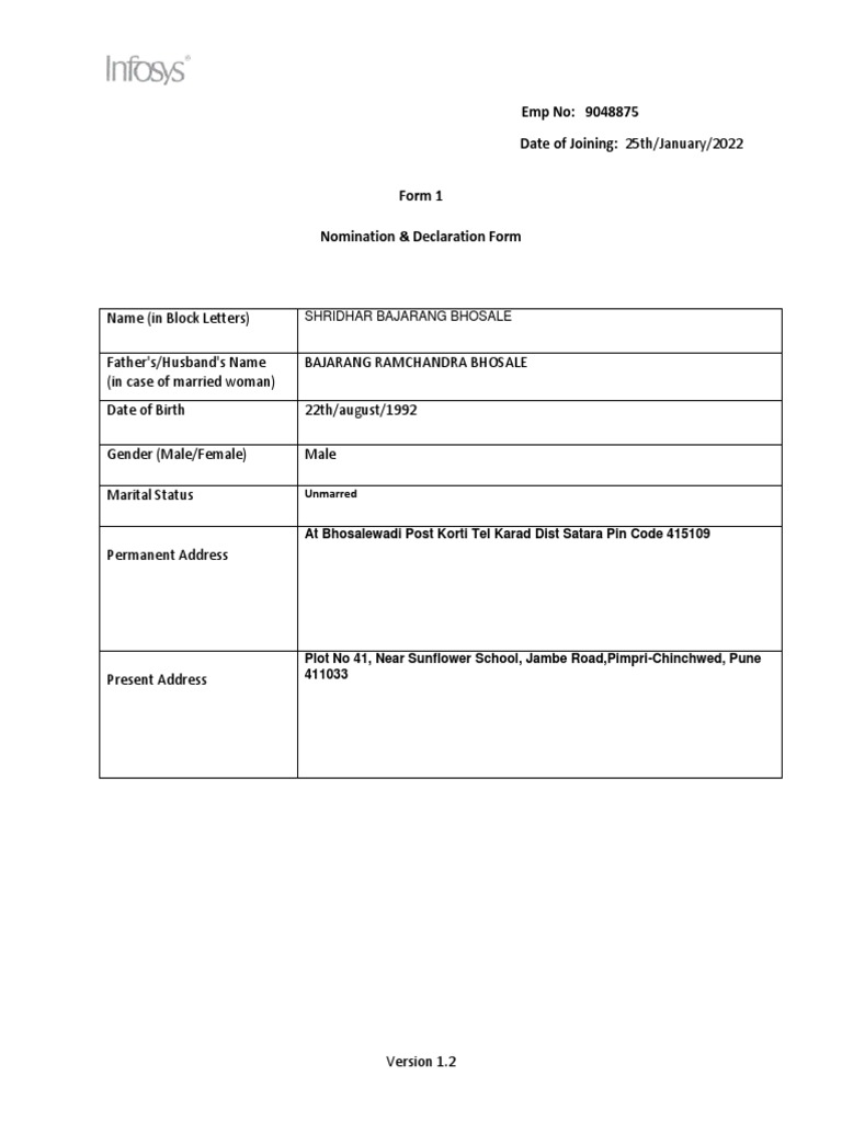 Emp No: 9048875 Date of Joining: 25th/january/2022 | PDF | Social ...