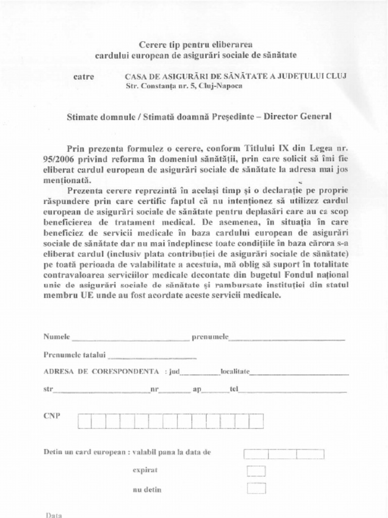 Cerere Card European | PDF