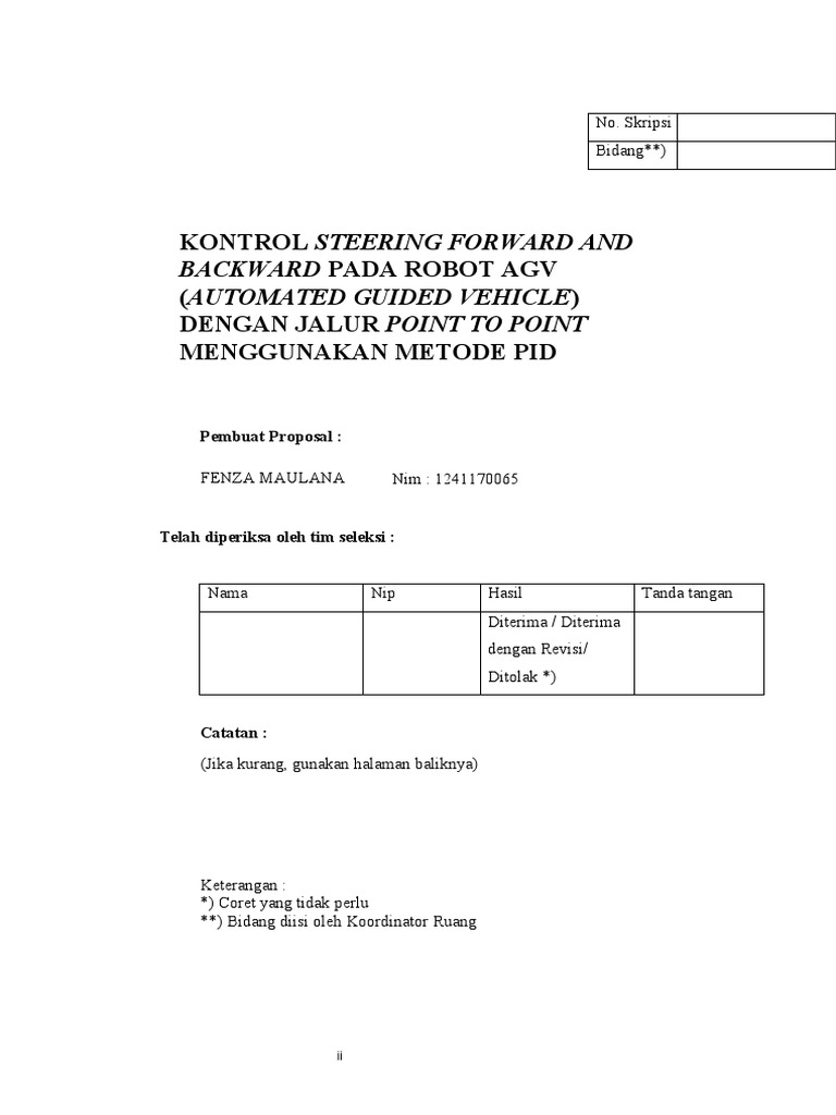 Kontrol Robot AGV dengan Metode PID | PDF | Teknologi & Rekayasa