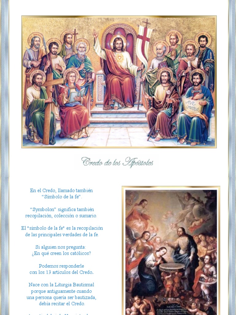 Credo Catolico | PDF | Credo | espíritu Santo