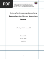 Sample Barangay Protection Order | PDF