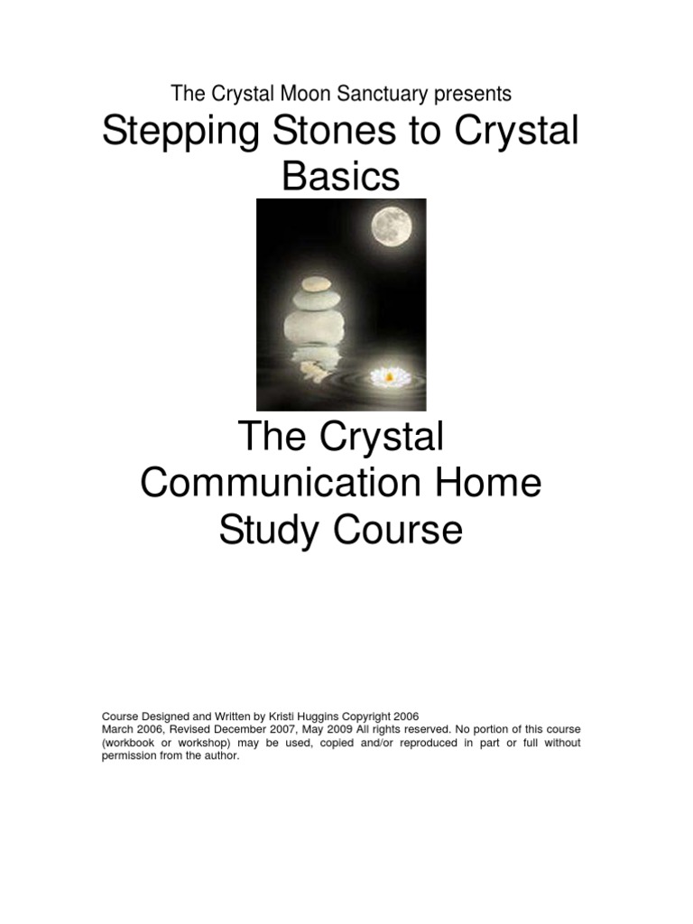 The Crystal Communications Course | PDF | Quartz | Intuition