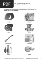 Movers Speaking Test Guide | PDF | Linguistic Morphology | Linguistics