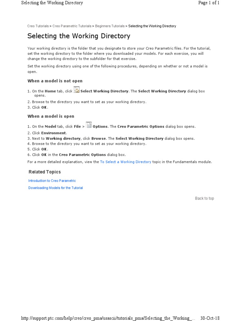 Creo - Getting Started - 3 | PDF