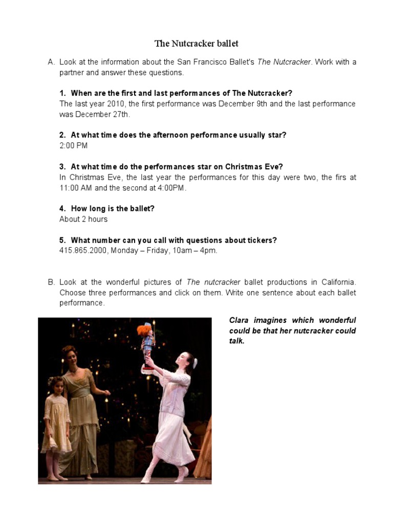 SF Ballet's Nutcracker Guide | PDF
