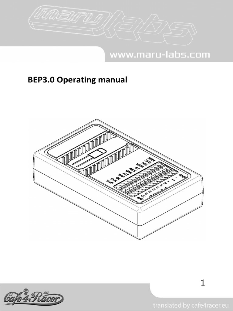 BEP3.0 Operating Manual | PDF | Electricity | Components