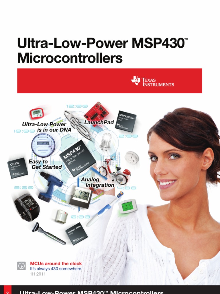 MSP430 Brochure | PDF | Microcontroller | Usb