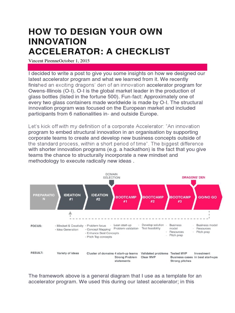 How To Design Your Own Innovation | PDF | Innovation | Startup Company
