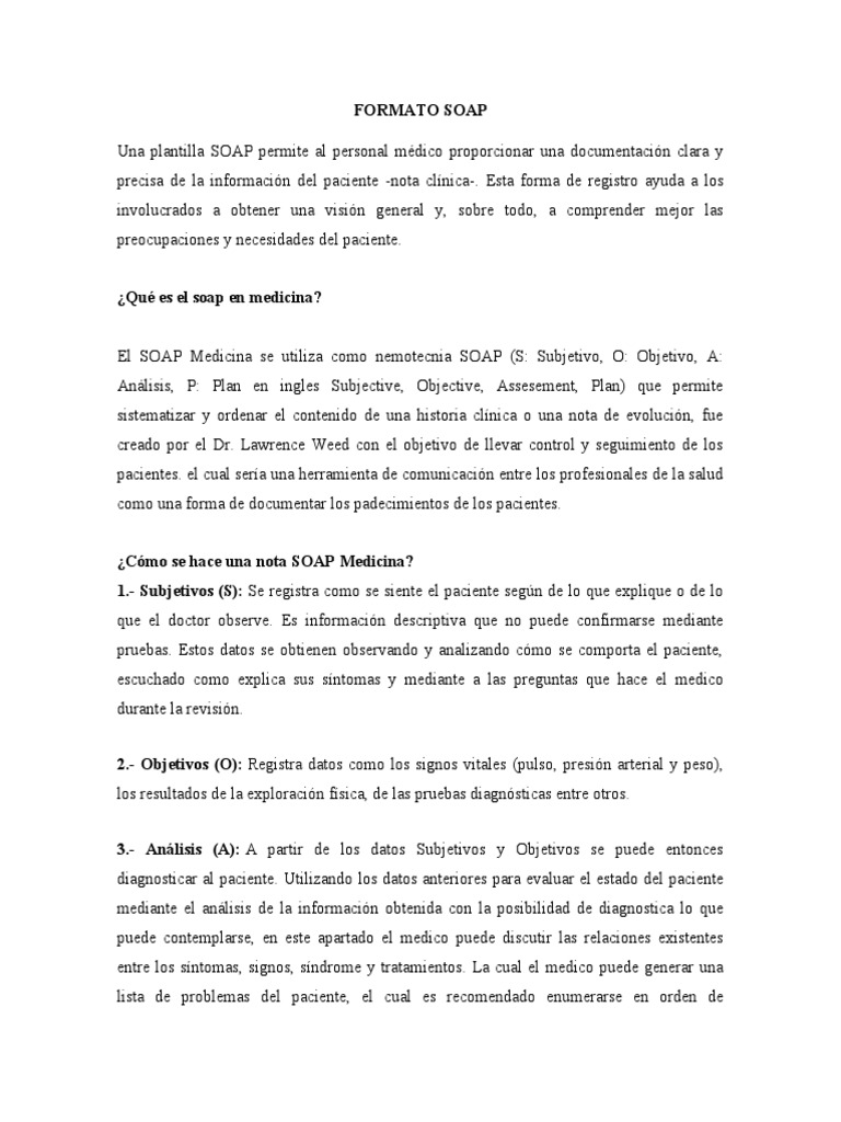 Formato Soap | PDF | Ciencia y matemáticas