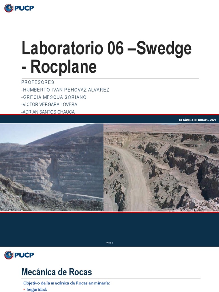 Lab 6 - Rocplane Swedge - 2021-1 | PDF