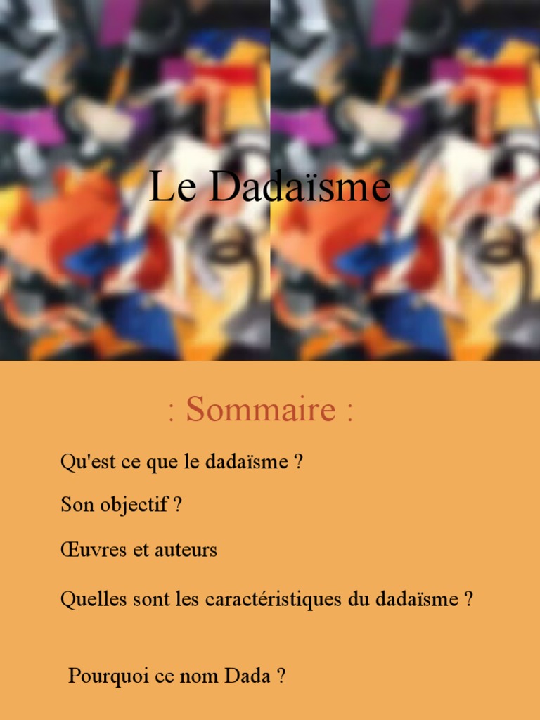 Le Dadaïsme | PDF