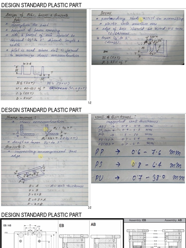 Plastic Part Design Standard | PDF