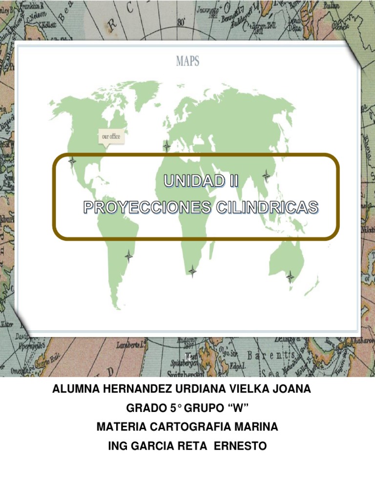 Unidad Ii Proyeccion Mercator | PDF | Mapa | Perspectiva (Gráfica)
