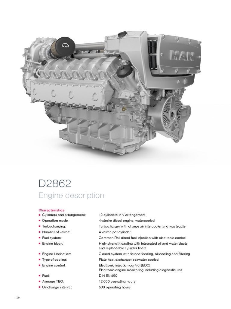 Engine Description: Characteristics | PDF | Diesel Engine | Engines