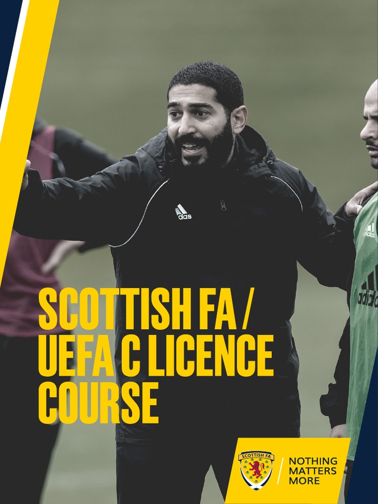 Scottish Fa Uefa C Licence Brochure | PDF | Distance Education | Learning