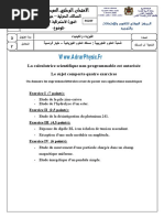 Examen national math 2020 normal | PDF | Nombre complexe | Courbe