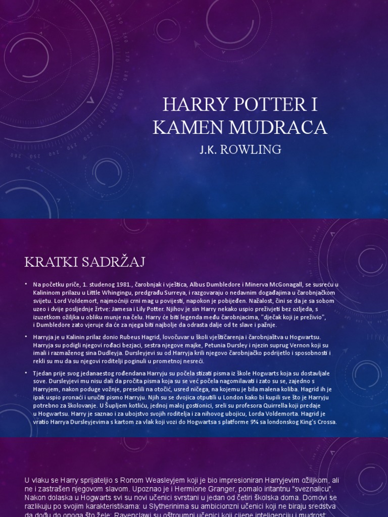 Harry Potter I Kamen Mudraca | PDF