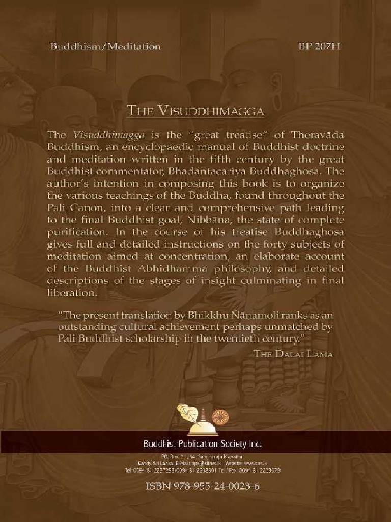 Bp207h The Path of Purification (Visuddhimagga) | PDF | Pali | Indian ...
