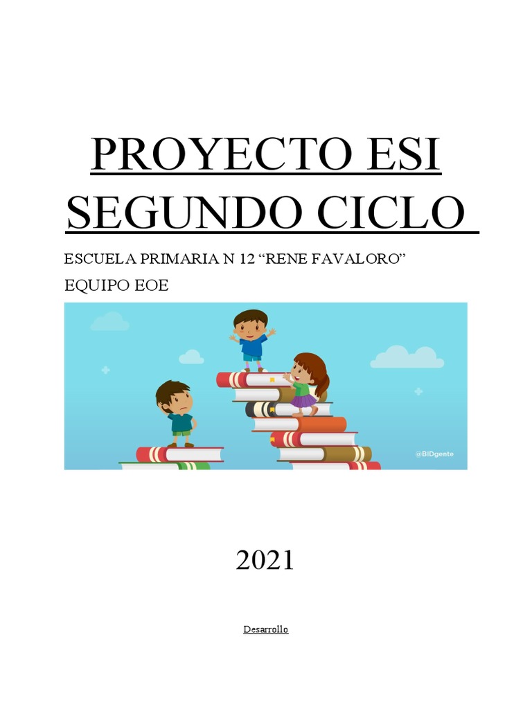 Proyecto Esi Segundo Ciclo: Equipo Eoe | PDF