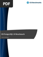 CIS PostgreSQL 9.5 Benchmark v1.1.0 | PDF | Postgre Sql | Utility Software