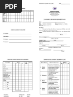 SF 9 - ES ( (Learner's Progress Report Card) | PDF | Behavior ...