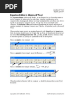Introduction To The Microsoft Equation Editor | PDF | Bracket ...