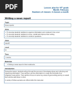 LESSON PLAN - Notice Writing | PDF