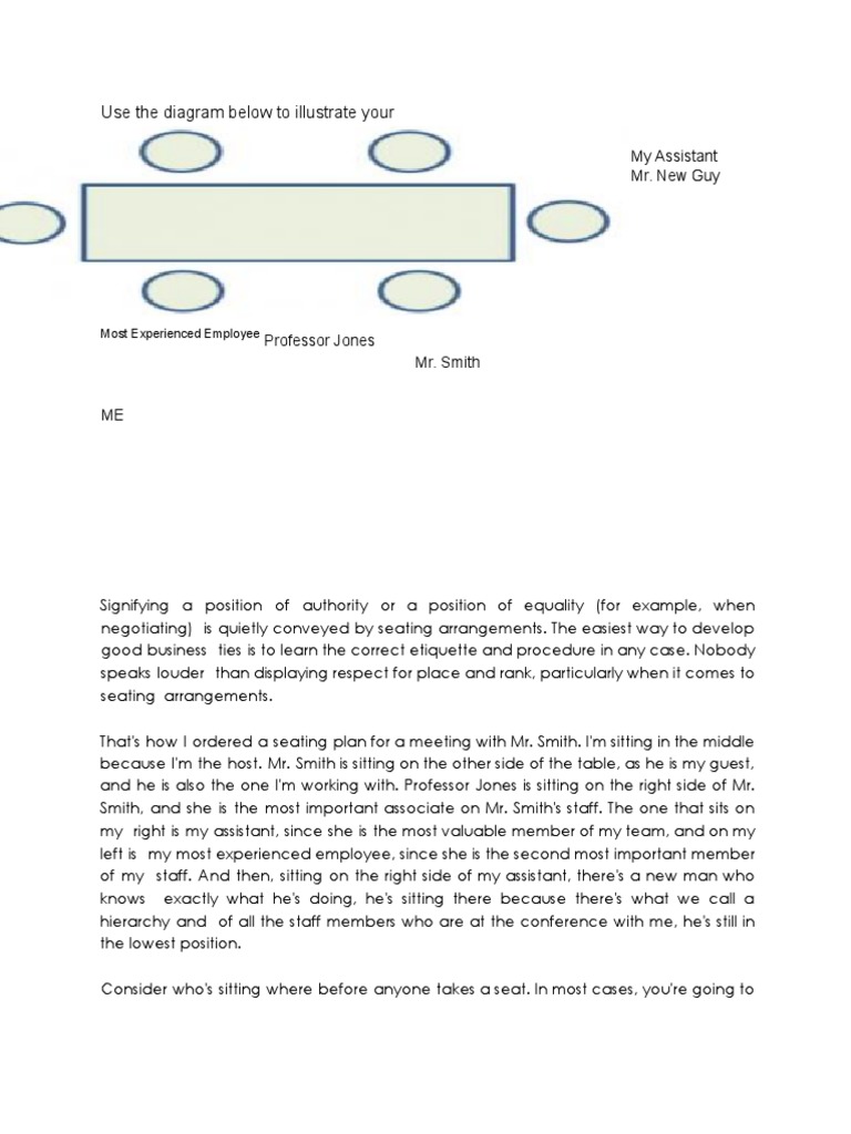 Effective Meeting Seating Arrangements | PDF | Communication