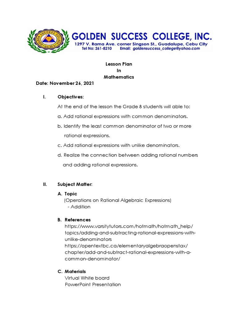 2.c.1. Adding RAE | PDF | Rational Number | Cognition