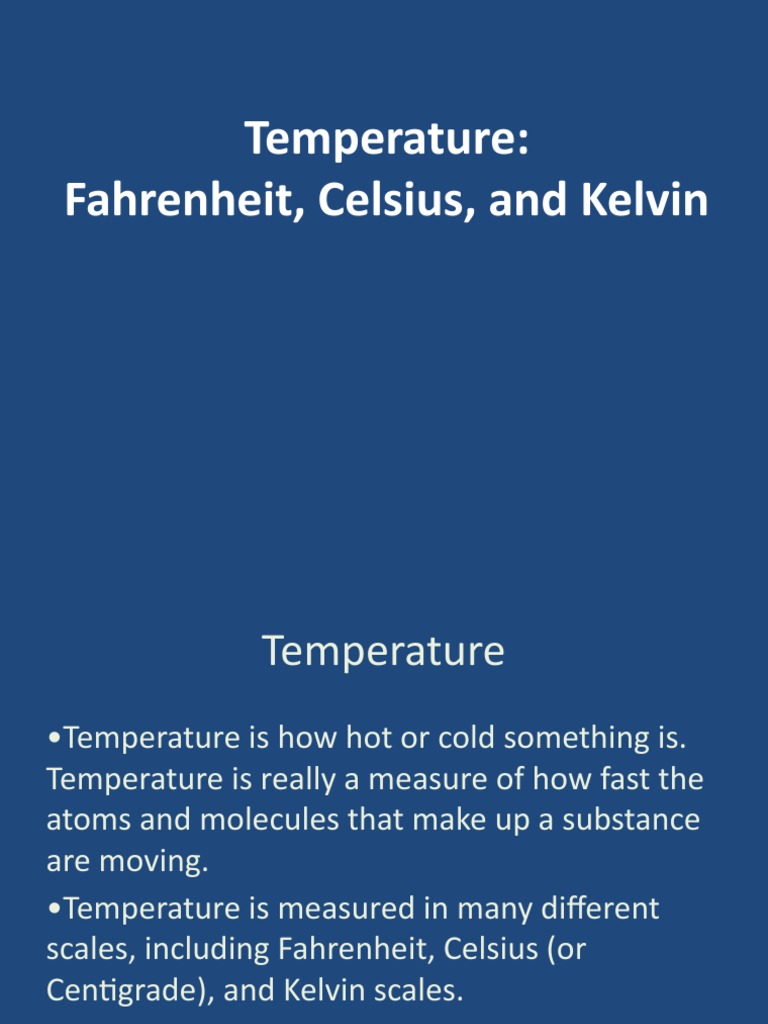 Temperature Ppt Version 2 1 Pdf