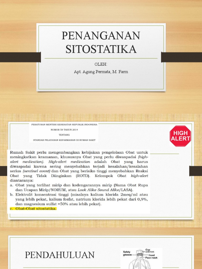 Penanganan Sitostatika | PDF