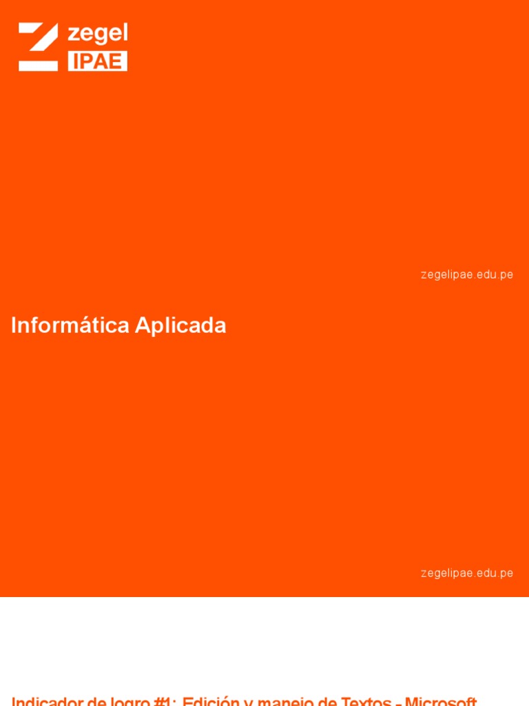 IL 1 Informática Aplicada 5 | Descargar gratis PDF | Microsoft | Microsoft Word
