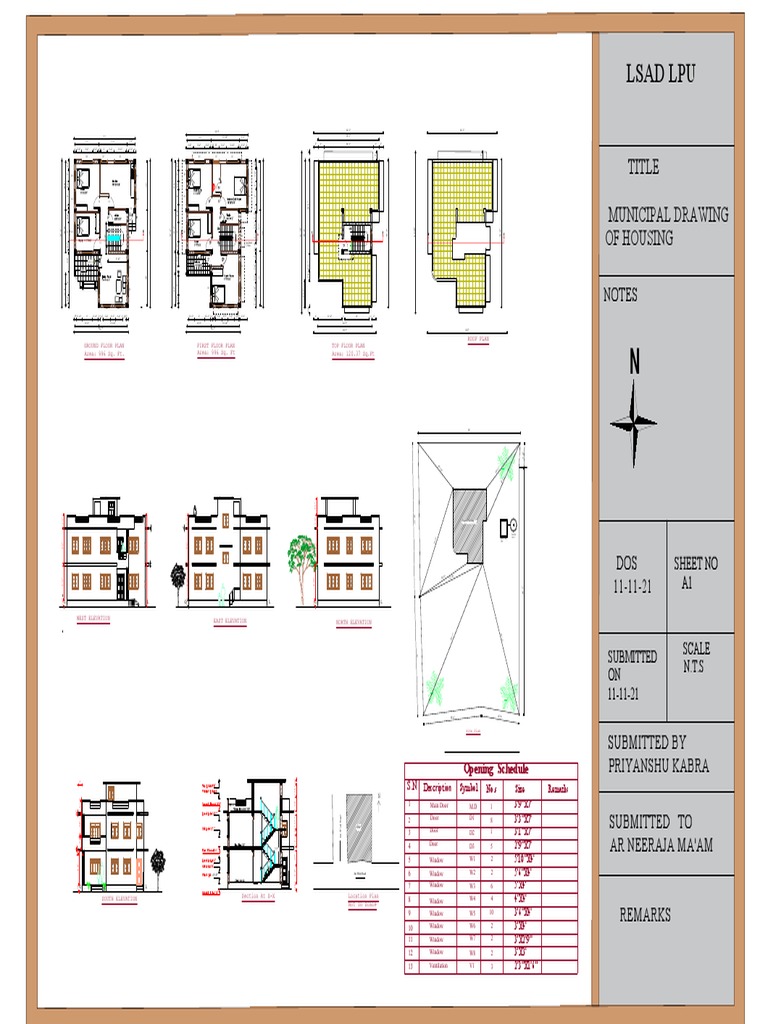 Title Municipal Drawing of Housing: Lsad Lpu | PDF