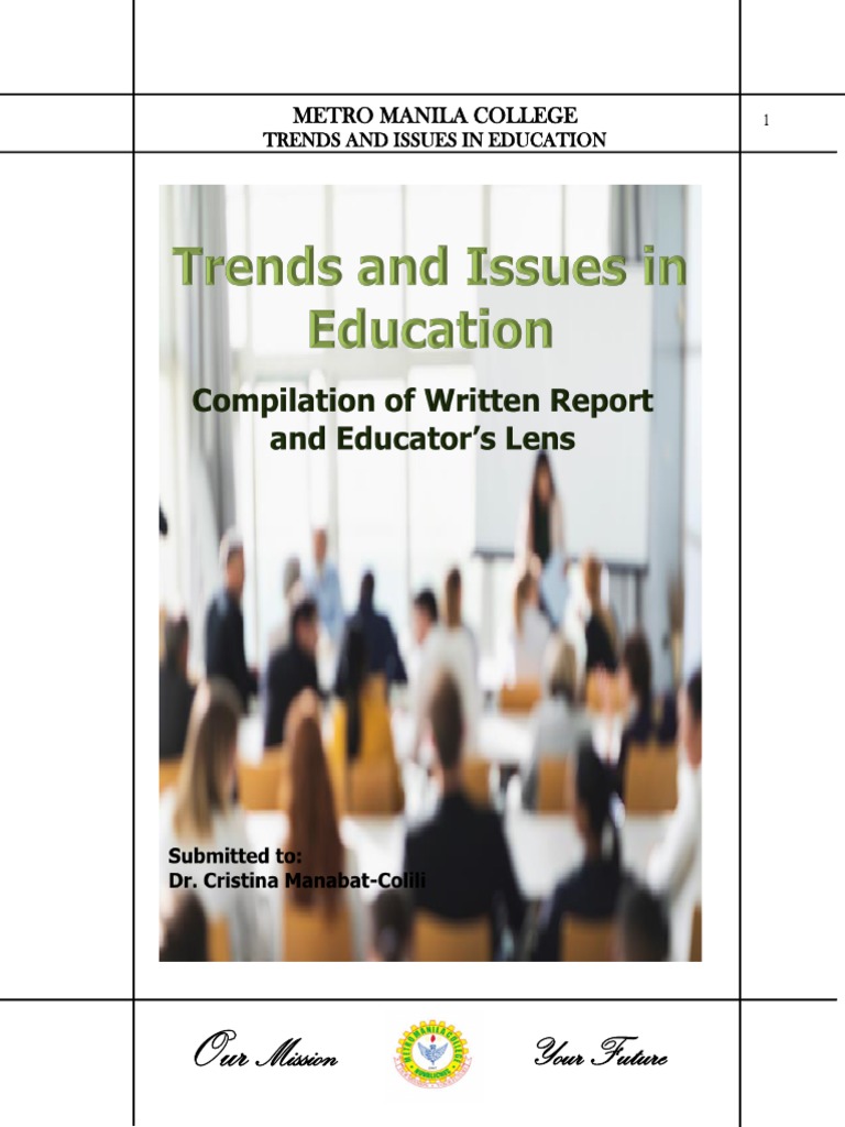 Trends and Issues in Education | PDF | Employment | Individualized ...