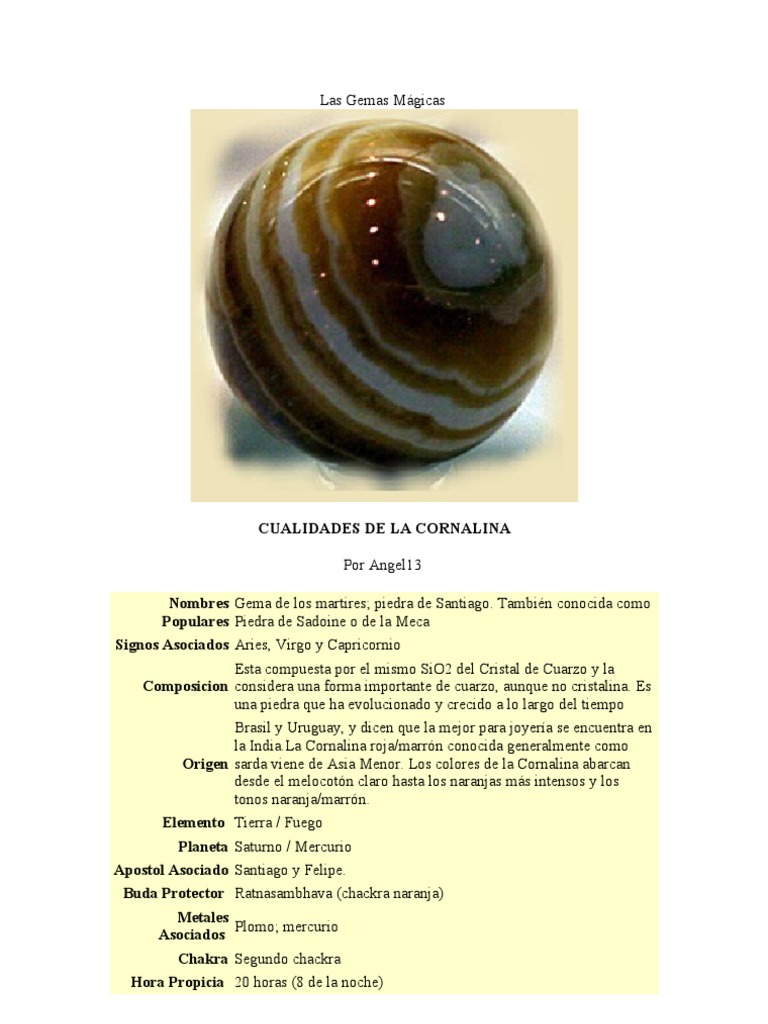 Las Gemas Mágicas | PDF | Cristal | Mente